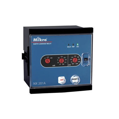 NX201A (0.1-2A) - Rơ le bảo vệ dòng chạm đất Mikro